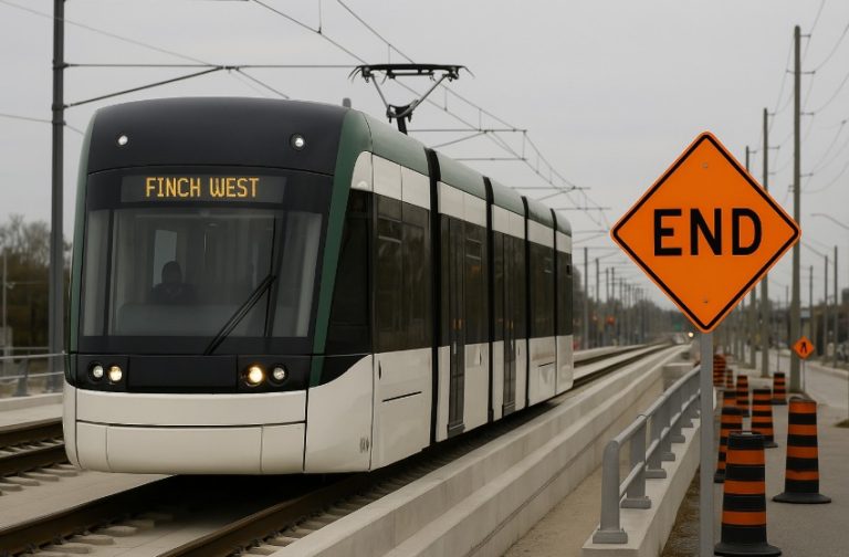 Ontario Nears Completion of Finch West LRT as Province Hands Over ...
