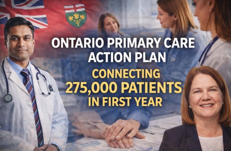 Ontario says primary care plan has connected 275,000 patients in first ...