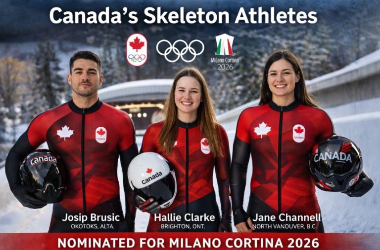 Canada nominates three skeleton athletes for Milano Cortina 2026 ...