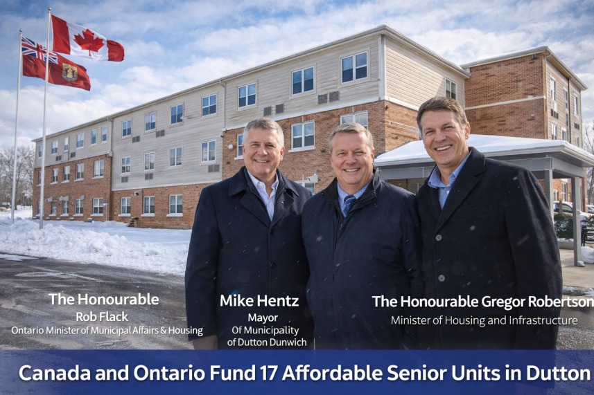 Canada and Ontario fund 17 affordable senior units in Dutton as ...