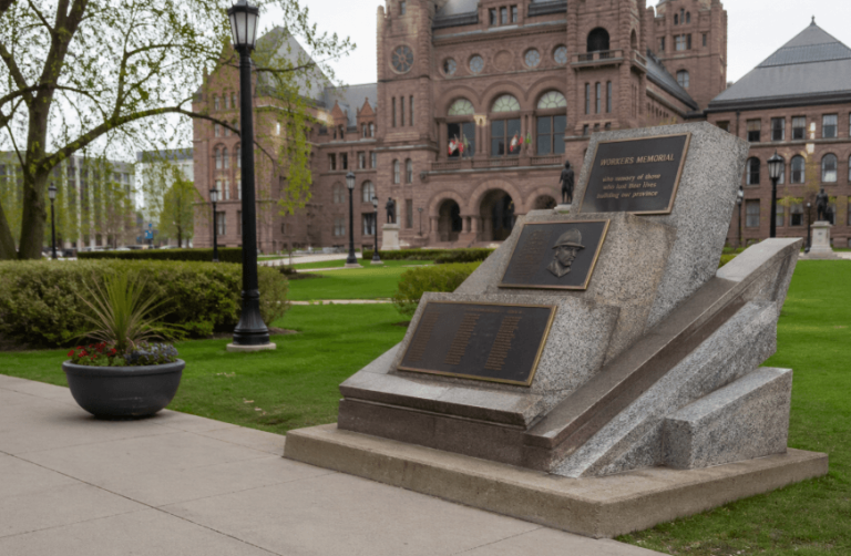 Ontario Unveils Design for Construction Workers’ Memorial at Queen’s Park