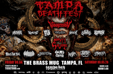 Tampa Death Fest Unveils 2026 Lineup Featuring Nasty Savage ...